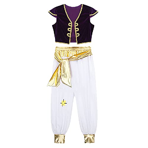 Halloween Aladdin magic lamp cosplay suits,Aladdin prince cosplay cost ...